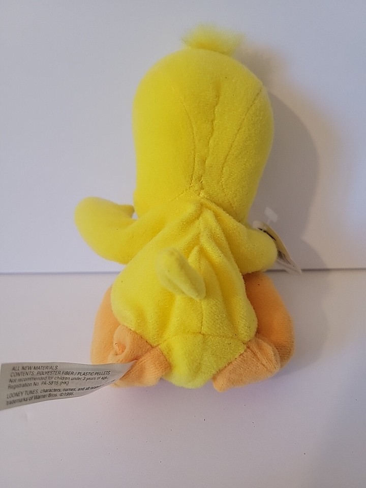 Looney Tunes Tweety Bird Plush 8 Inch Lying Play by Play Stuffed Animal ...