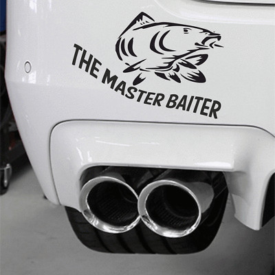 Master Baiter Carp Fishing Sticker Fox Tackle Box Sticker Fishing Hard ...