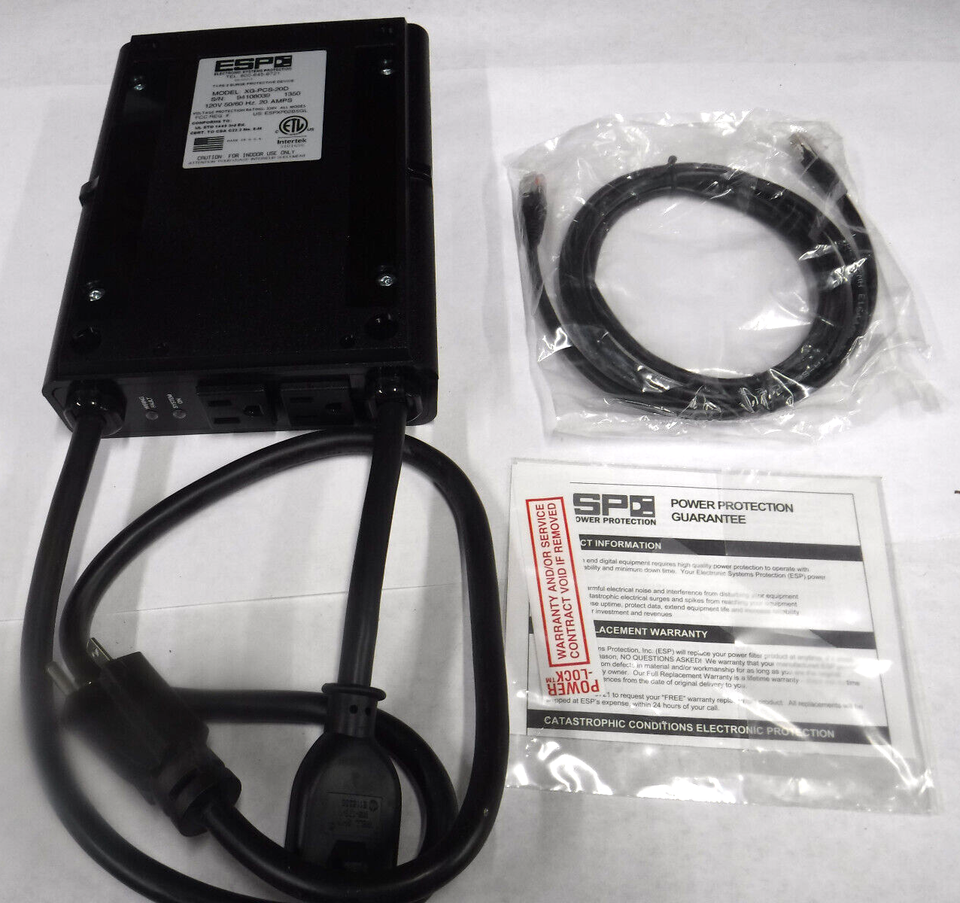 ESP NEXT GEN SURGE PROTECTOR 120V 20A POWER MONITOR XG-PCS-20D MADE IN USA X1-5 | eBay