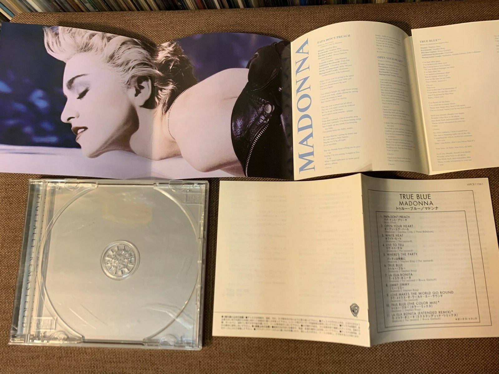 MADONNA True Blue +2 JAPAN CD WPCR-11061 BOOKLET 2001 'Warner Remasters ...