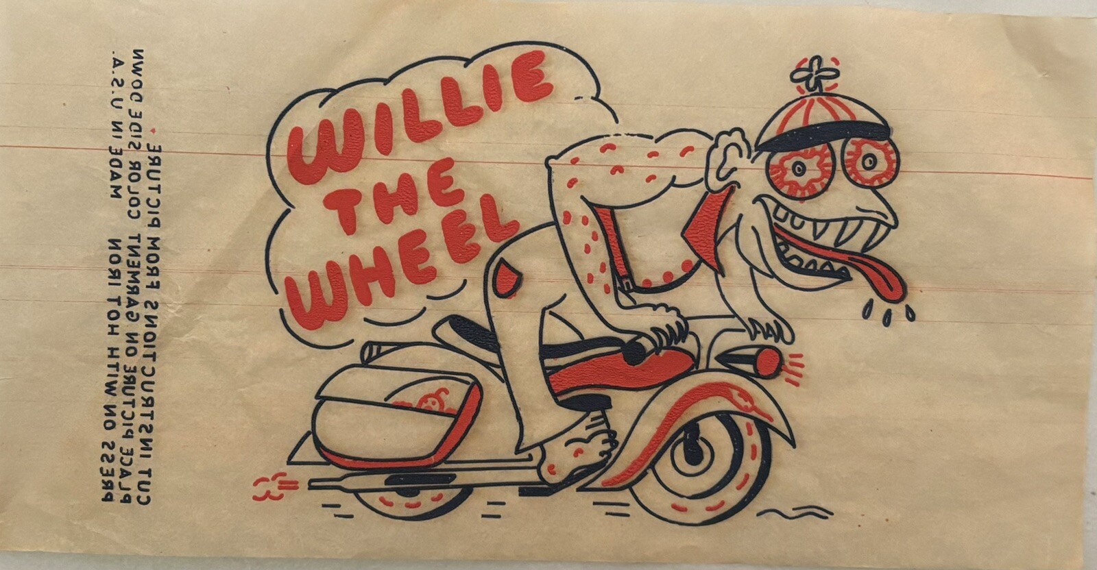 Original Vintage Monster Weirdo Motorcycle Willie The… - Gem