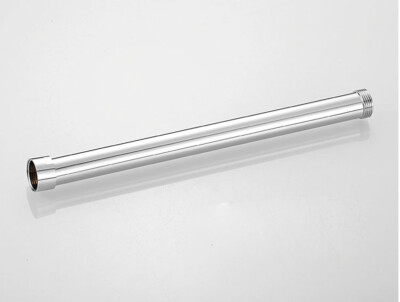 Polished Chrome Shower Extension Tube Pipe Adjustable Shower Arm Shower ...
