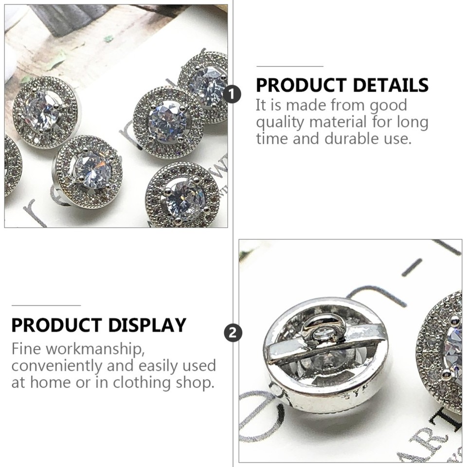 6pcs Fashionable Button Clothes Button Costume Clothing Costume Button ...