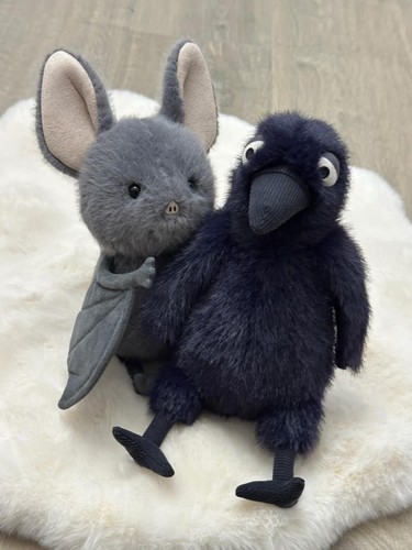 Jellycat Hocus Crow /Broox Bat | Halloween Mystery Tour Friend | new w ...