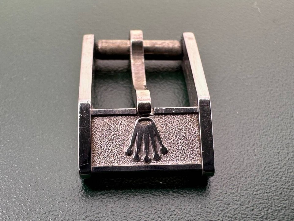 ROLEX genuine buckle silver stainless steel installation width 8mm ...