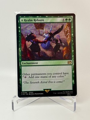 R 0196 A Realm Reborn NM Rare FFXIV Final Fantasy MTG Card FIN | eBay