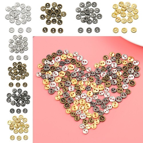 Dolls Strap Buckles DIY Doll Clothes Mini Metal Buttons Clothing Sewing ...