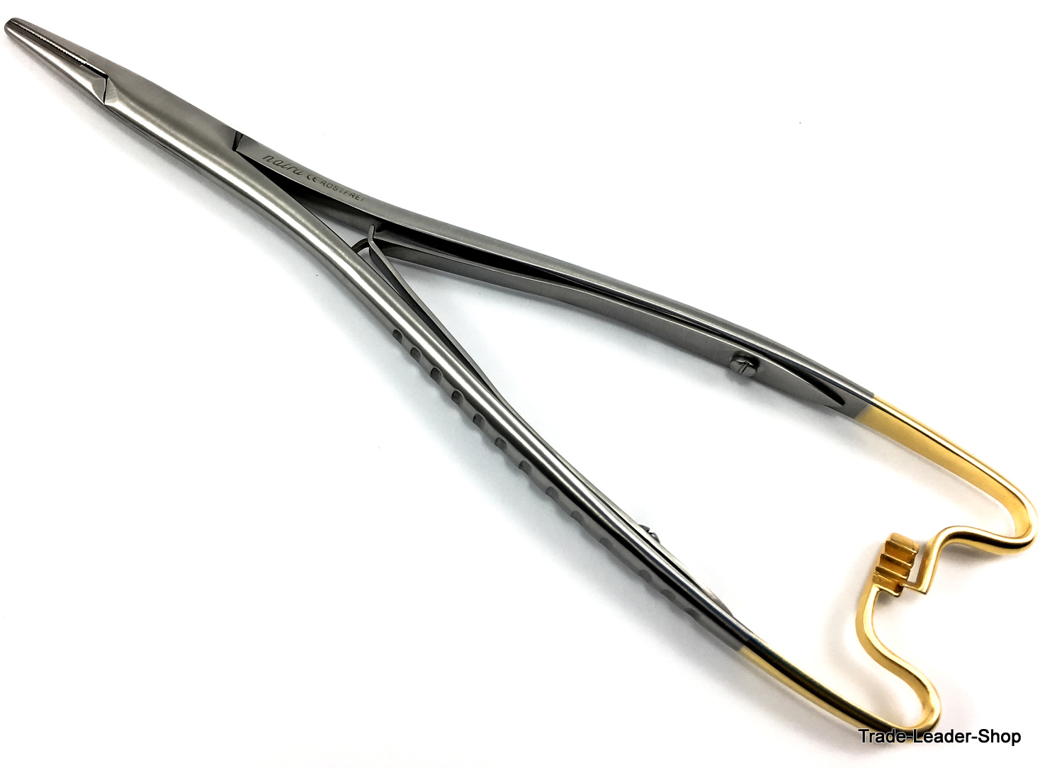Mathieu Needle Holder 14 cm TC gold surgical suture operation Dental ...