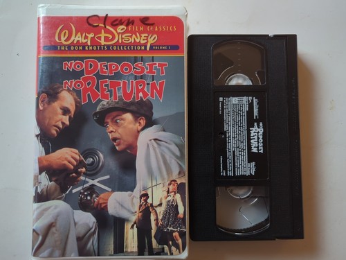 No Deposit, No Return VHS 1998 Disney Don Knotts Collection Clamshell ...