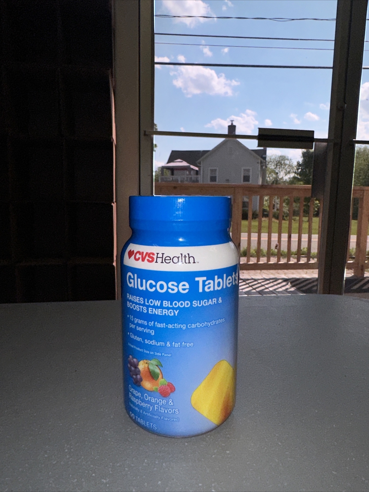 CVS Health Glucose Tablets Grape,Raspberry Orange! 50 Tablets! 05/2025 ...