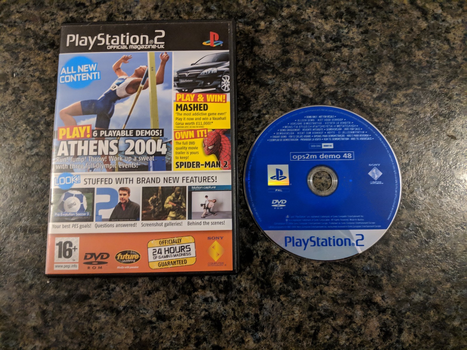 Official UK Sony Playstation 2 PS2 Magazine 29232 Demo Disc 48 July ...