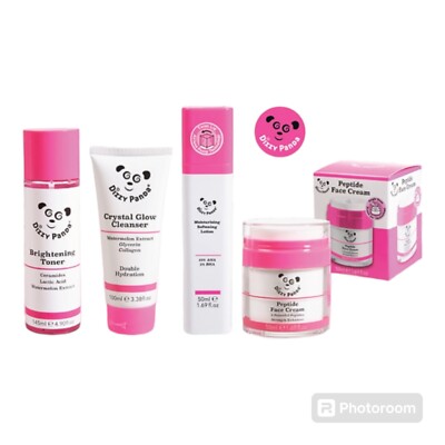Dizzy Panda Face Cleanser Softening Lotion, Bright Toner Peptide Face ...