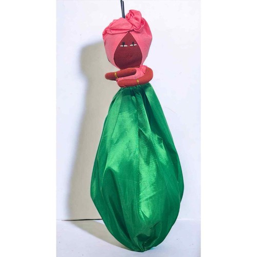 AKA Soro Bisi African plastic bag lady holder doll | eBay