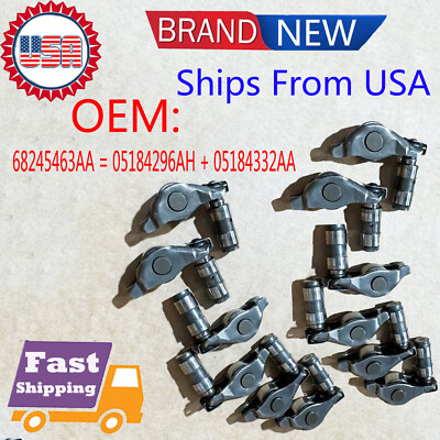 New Lash Adjuster Rocker Arm Assembly OEM 68245463AA = 05184296AH ...