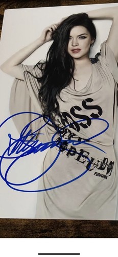 Lindsay Lohan / Actress Mean Girls Sexy Hot Signed Autograph 8x10 Photo ...