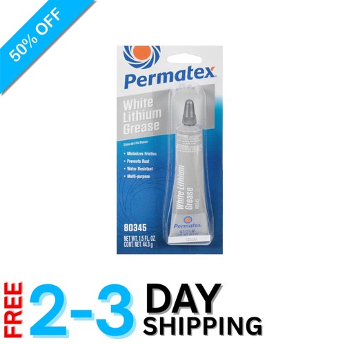 Versatile 80345 White Lithium Grease – 1.5 oz Tube for Superior Rust ...