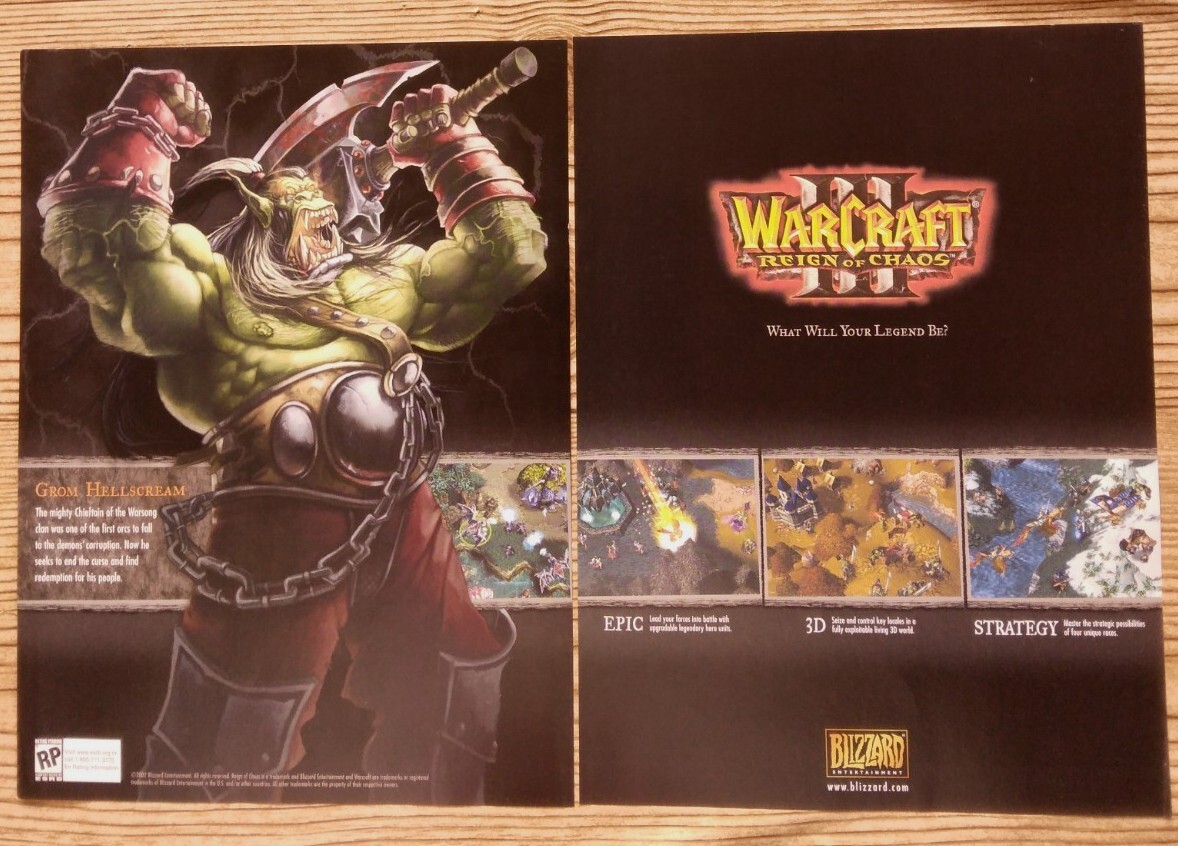 Grom Hellscream Warcraft 3