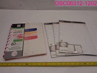 The Happy Planner Big Happy Notes Notebook Kit + 3 Packs of Filler ...