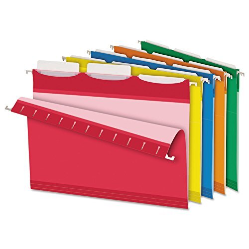 Pendaflex Ready-Tab Reinforced Hanging File Folders, Letter Size, 3 Tab ...