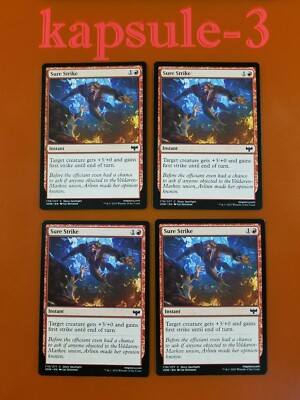 4x Sure Strike | Innistrad Crimson Vow | MTG Magic Cards | eBay