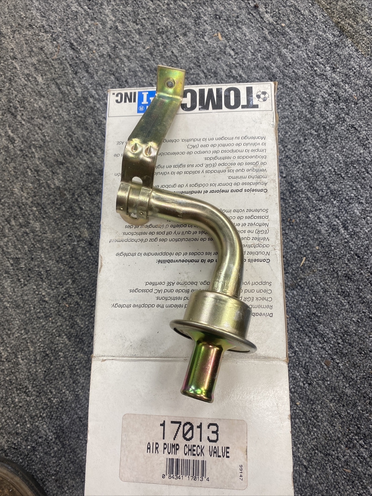 TOMCO 17013 AIR PUMP CHECK VALVE NOS | eBay