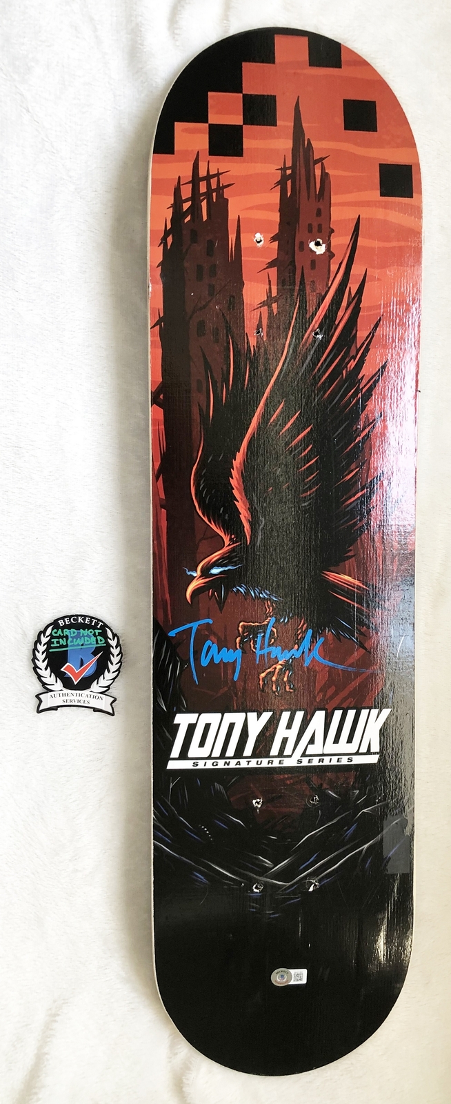 Tony Hawk Signed Skateboard Birdhouse Signature Series Beckett BAS 1 ...