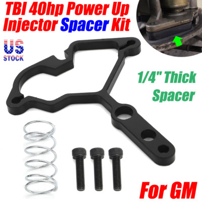 For GM TBI 40hp Power Up Injector Spacer Kit For 1986-1995 2.8L 4.3L 5 ...