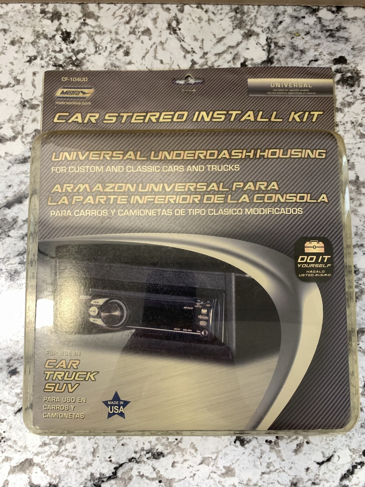 Metra CF104UD Radio Stereo Underdash Installation Kit Universal DIN ...