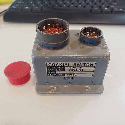 LOCKHEED MARTIN RADIO FREQ SWITCH C30U128 5985-01-305-7247 F16 ACFT | eBay
