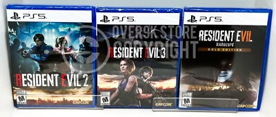 Resident Evil Bundle 2 + 3 + 7 Gold Edition - PS5 - Brand New | Factory ...