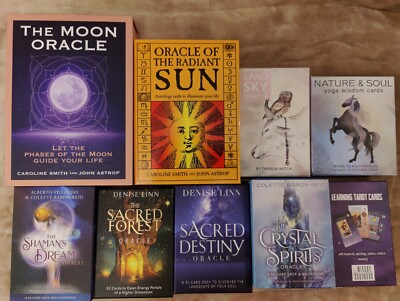 Beautiful Set of Nine Pre-Loved Tarot And Oracle Decks 🔮🐈‍⬛ | eBay