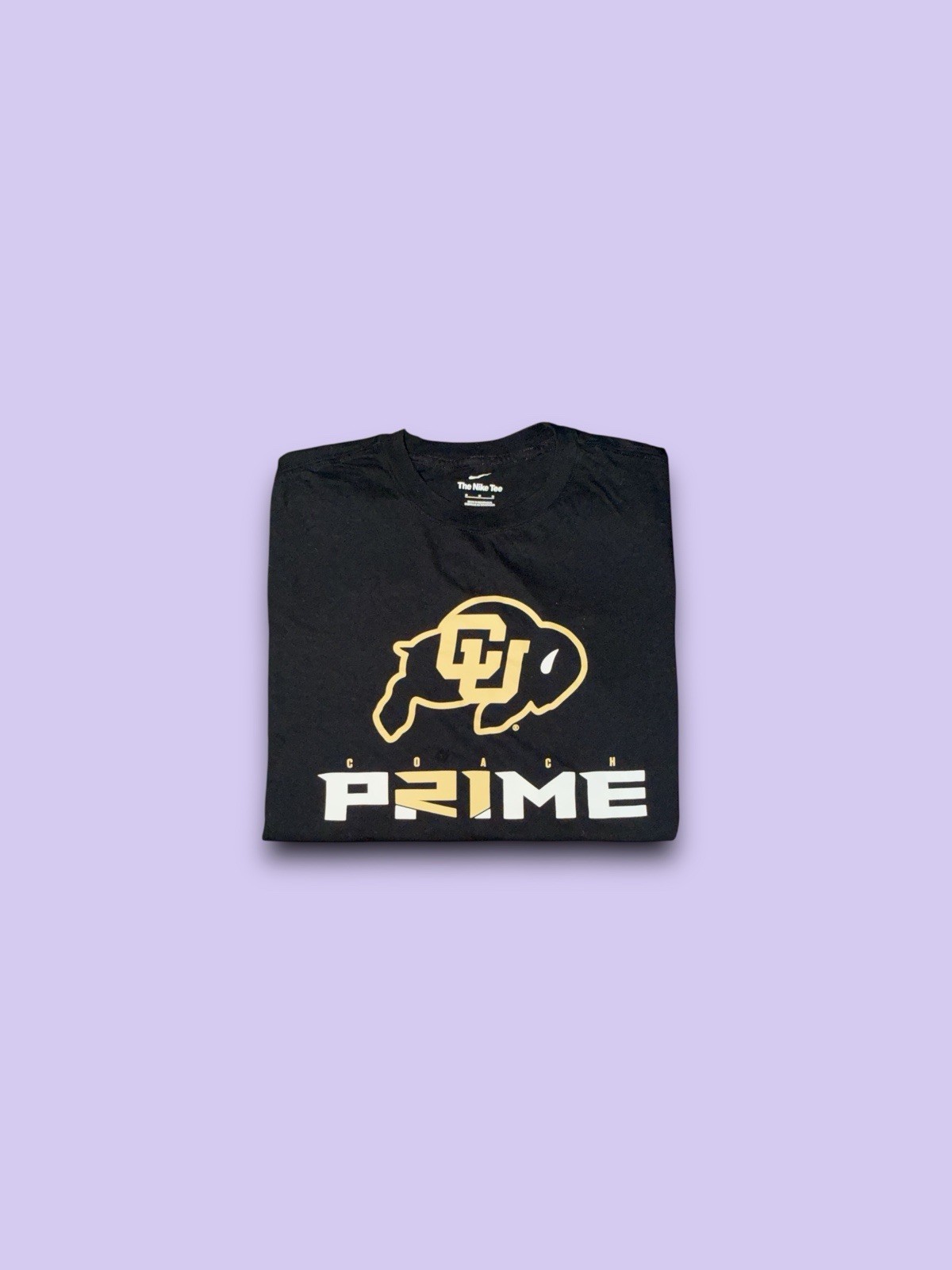 Nike Colorado Buffaloes CU Coach Prime Shirt Mens Medium Deion Sanders Black | eBay