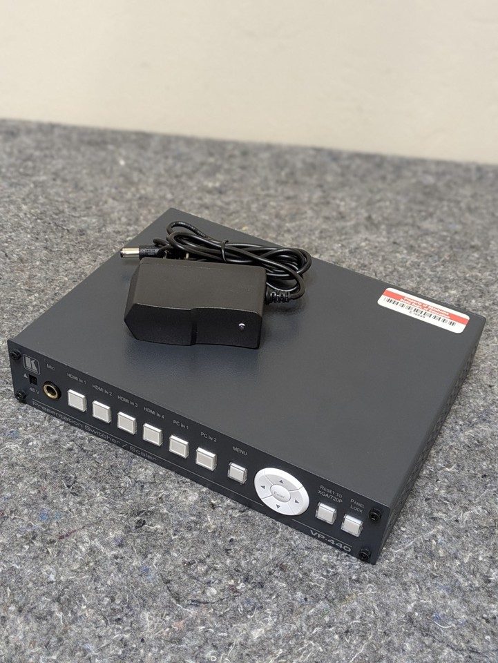 Kramer VP-440 6-Input Presentation Switcher / Video Scaler w/ AC - UNUSED | eBay