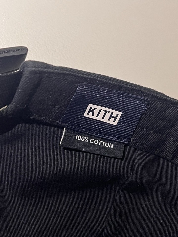 Kith Logo Men’s Baseball Cap Strapback Adjustable Black Hat | eBay