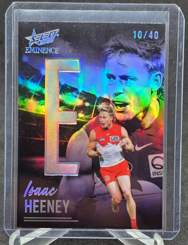 2025 Select Eminence Platinum Black Nameplate - E - Isaac Heeney 10/40 ...