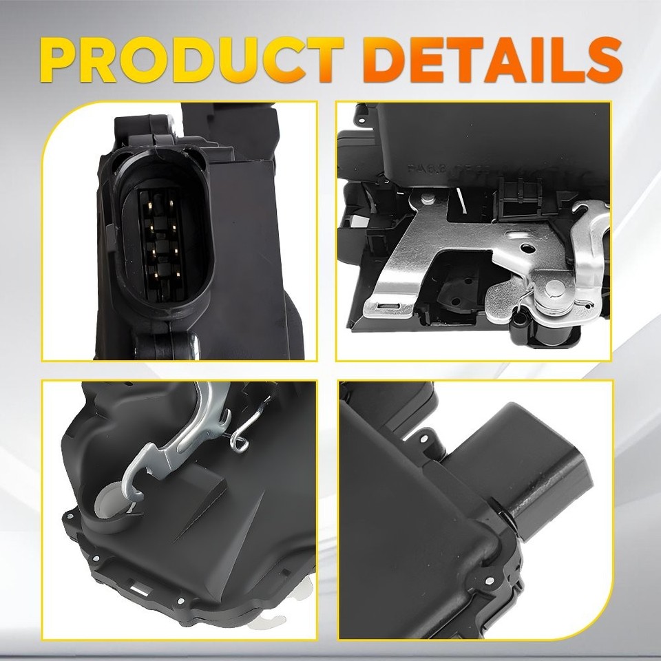 Front Left Door Lock Actuator Mechanism For VW Golf Mk4 1997-2006 ...