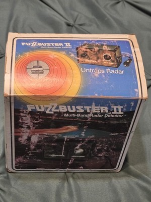 Vintage FuzzBuster Fuzz Buster II Multi-Band RADAR Detector Please Read ...