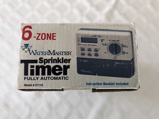 Orbit WaterMaster 6 Station Indoor Automatic Sprinkler Timer Model ...