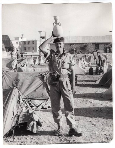 1958 British Red Devil Paratroopers Set up Camp Amman Jordan Airport ...