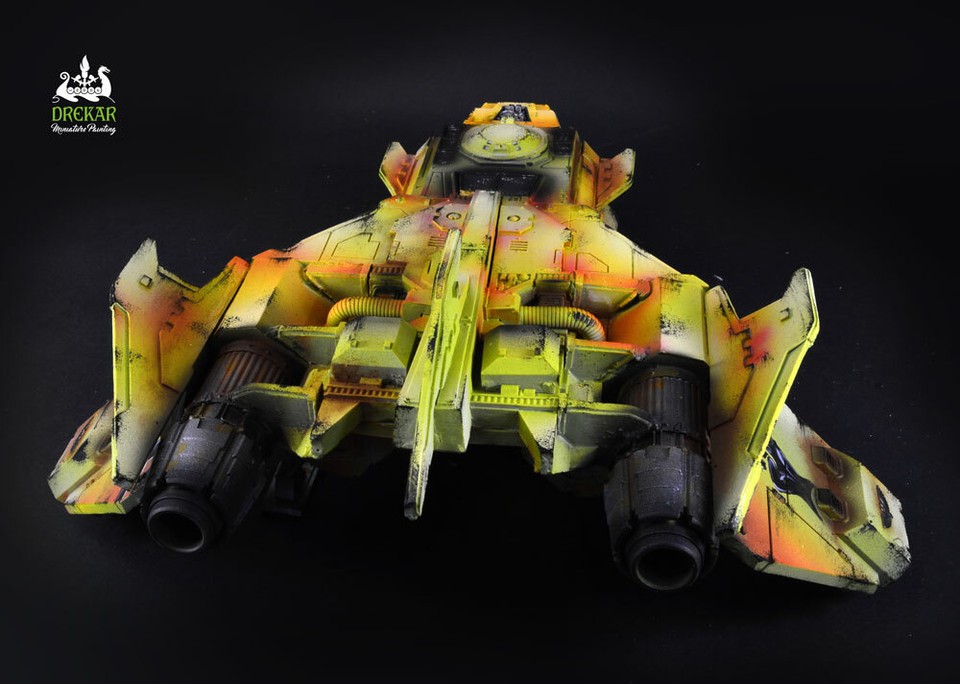 Fire Raptor Gunship Imperial Fist warhammer 40K ** COMMISSION ...