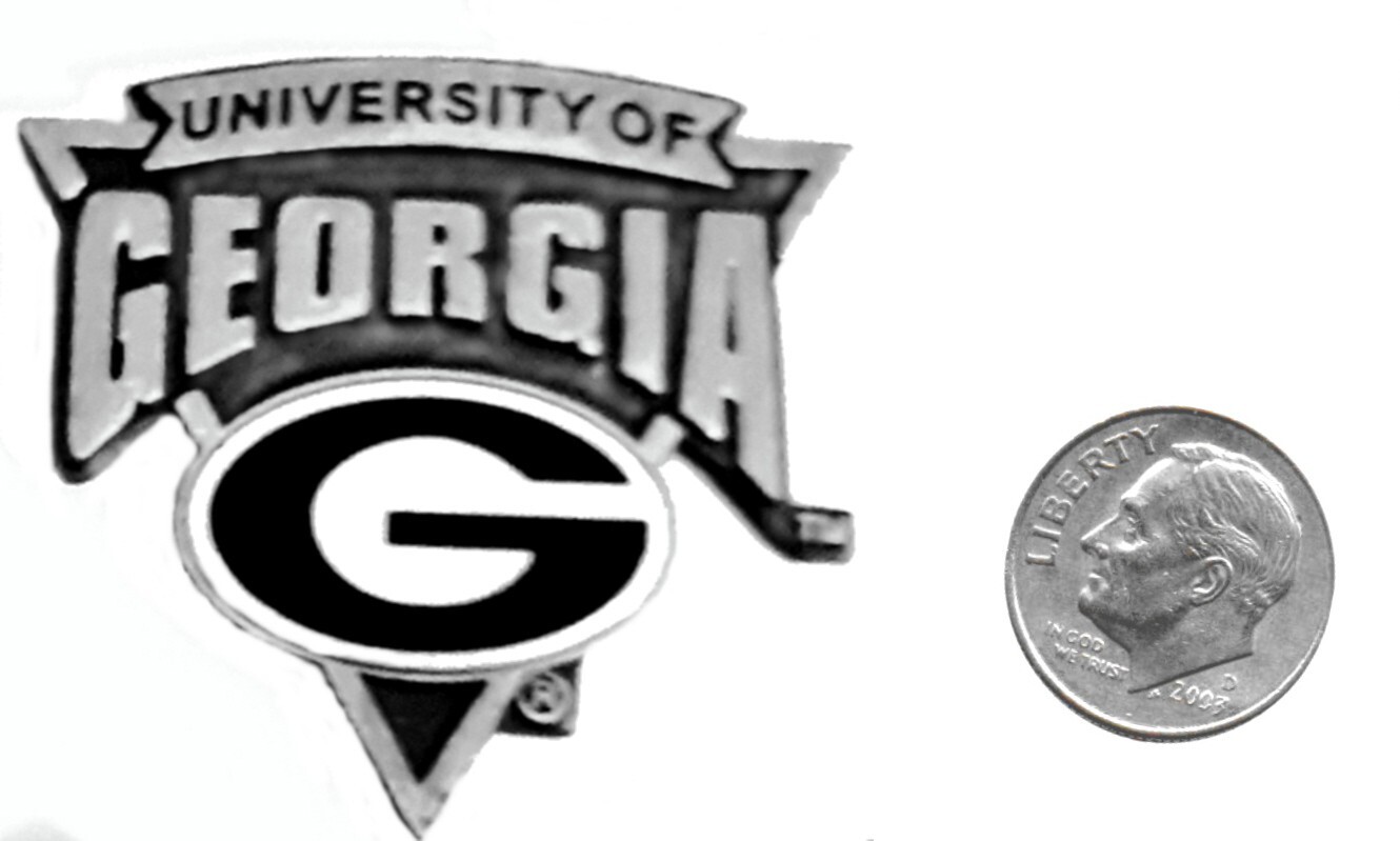 Georgia Bulldogs Pins University of Georgia Pins UGA Pewter Triangle ...