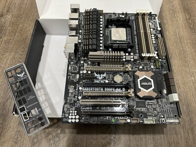 ASUS SABERTOOTH 990FX R2.0 DDR3 AM3+ ATX Motherboard + AMD FX-8350 8 ...