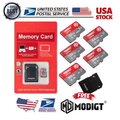 32GB-512GB Micro SD Card C10 SDHC Card Memory Card for Camera/Drone ...