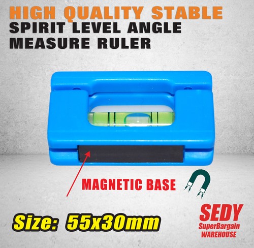 2 PCS Mini Spirit Level Magnetic Angle Measure Ruler String Leveler ...