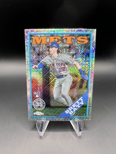 Brett Baty 2023 Topps ‘88 Silver Pack Chrome Mojo Refractor Rookie ...