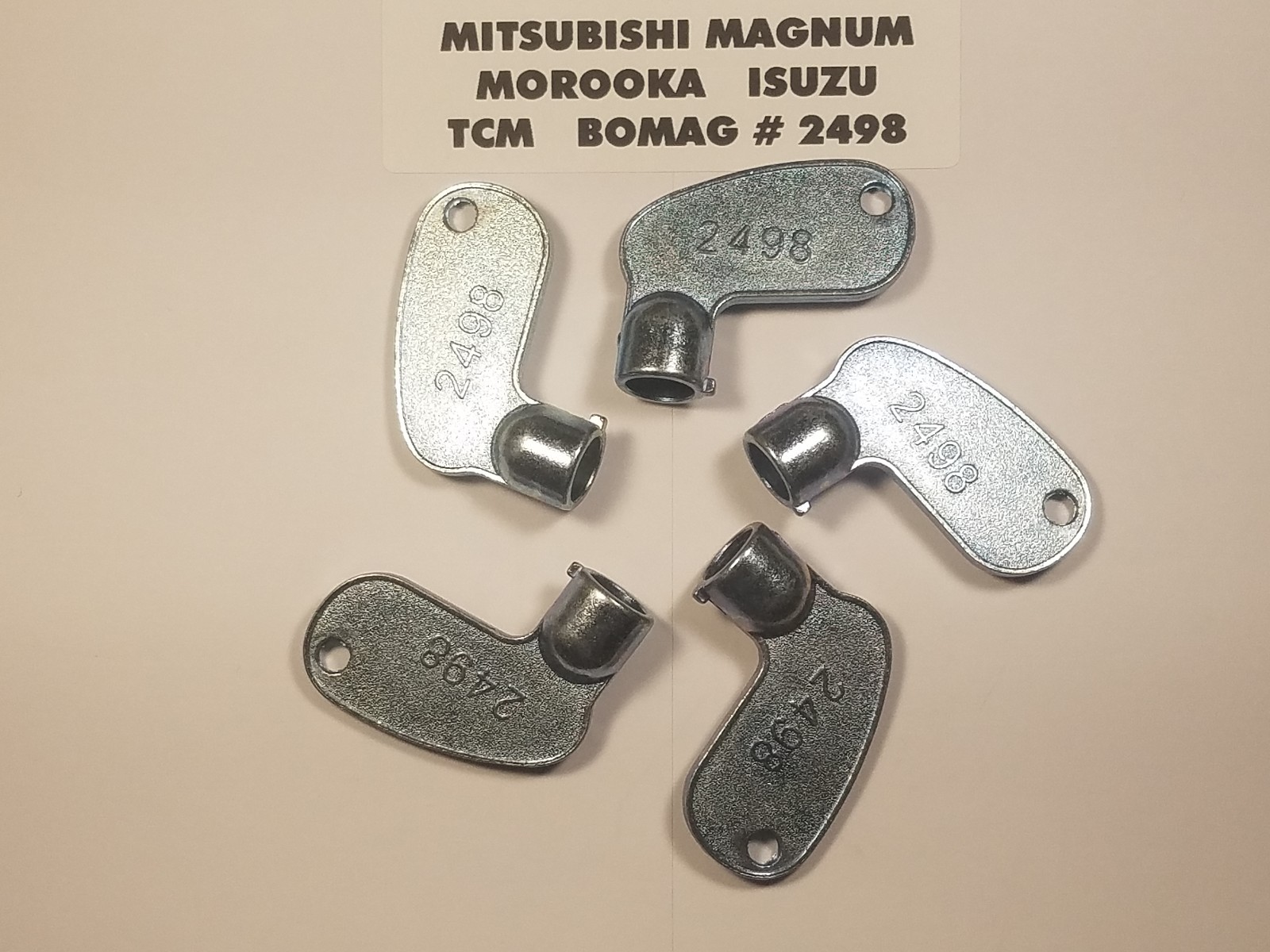 (5) Mitsubishi Keys, #2498 Magnum,TCM, Bomag, Morooka, Isuzu ...