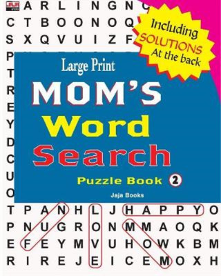 Jaja Books Large Print MOM'S Word Search Puzzle Book, Vol. 2 (Poche) | eBay