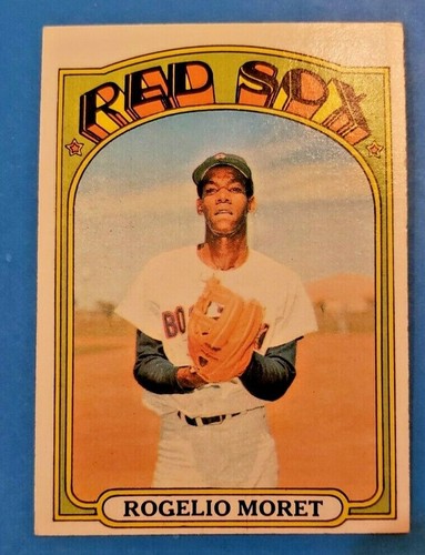 1972 TOPPS #113 ROGELIO MORET (Boston Red Sox) Baseball Card (RC) EX-MT ...