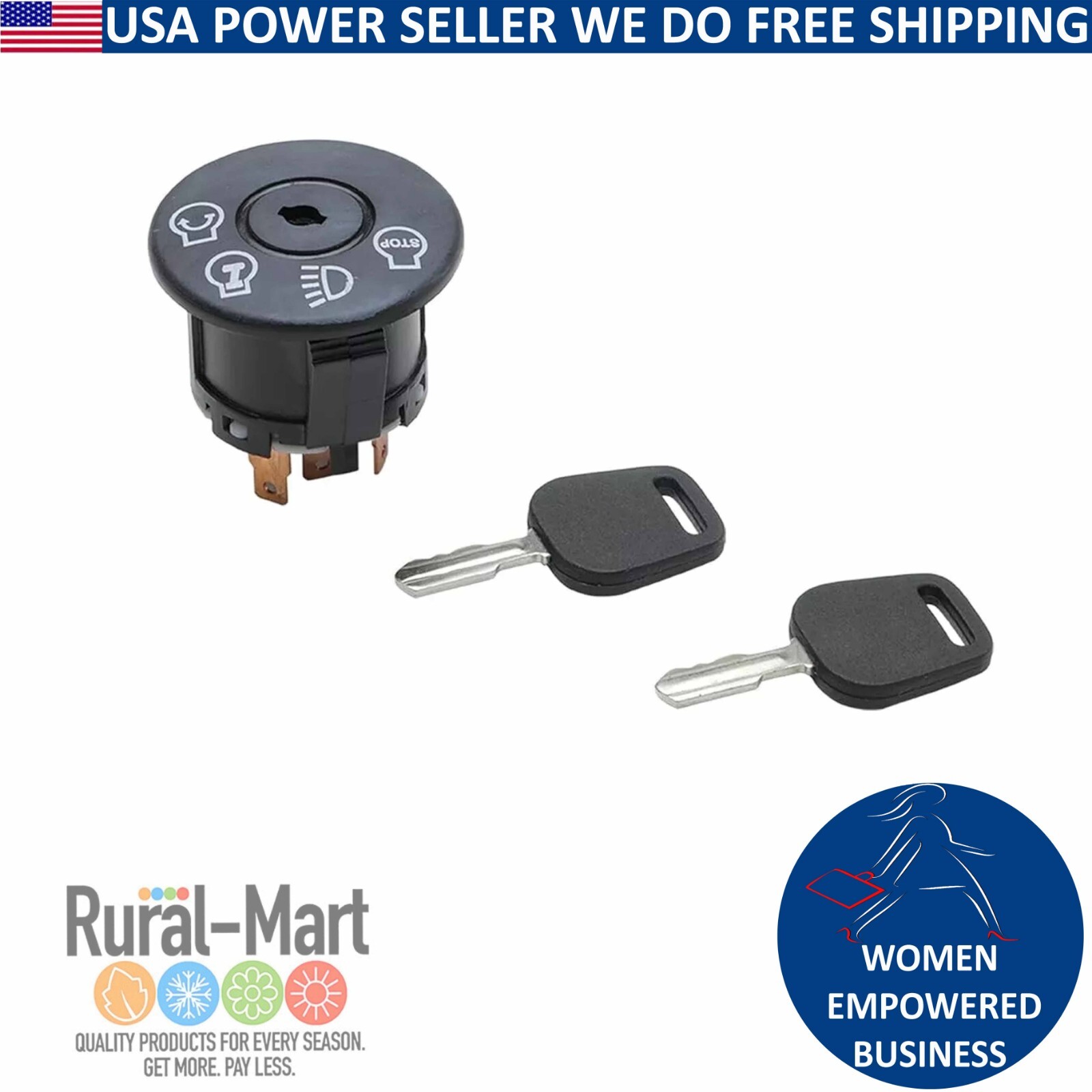 Ignition Starter Key Switch for MTD & Cub Cadet 925-06119c Garden ...