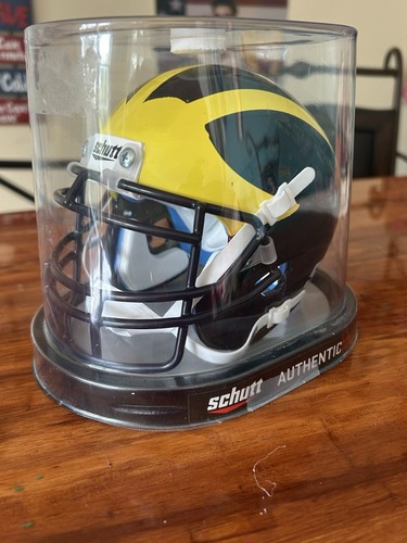 Michigan Wolverines Schutt Mini Helmet New In Box | eBay